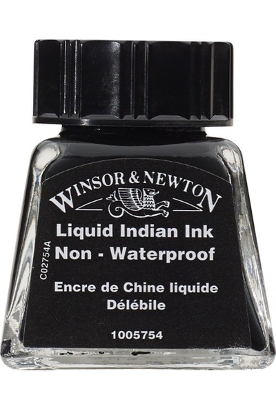 Winsor & Newton Drawing Ink Çizim ve Çini Mürekkebi 754 Liquid Indian Ink Winsor & Newton Drawing Ink Çizim ve Çini Mürekkebi 754 Liquid Indian Ink