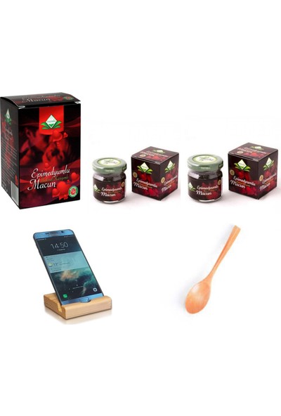 Themra Epimedyumlu Macun Set 240 gr Themra Epimedyumlu Macun 43 gr x 2 Kaşık +Telefon Tutacağı