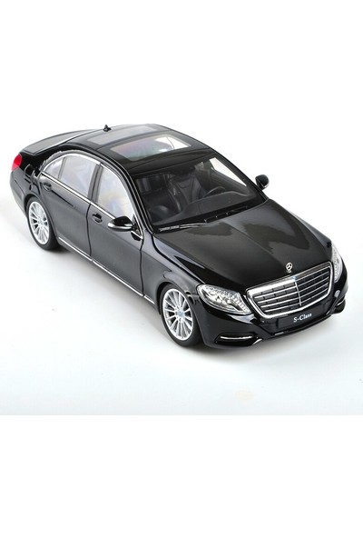 Welly 1/24 Ölçek Mercedes-Benz S Class Model Araba Siyah