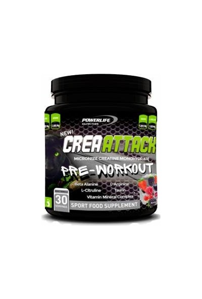Power Life Nutrition Powerlife Crea Attack Pre-Workout Power Life Nutrition Powerlife Crea Attack Pre-Workout