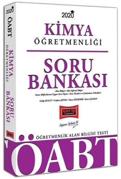 Yargı Yayınevi ÖABT 2020 Kimya Öğretmenliği Soru Bankası