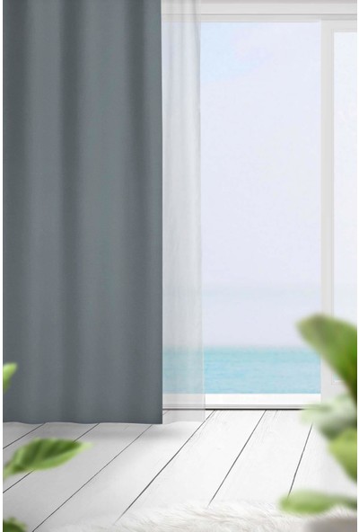 Premier Home Fon Perde Mavi 140X270 Tek Kanat Premier Home Fon Perde Mavi 140X270 Tek Kanat