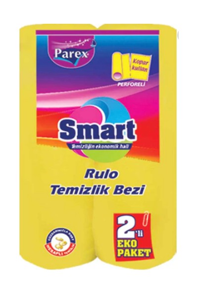 Parex Smart Rulo Temizlik Bezi 2'li Parex Smart Rulo Temizlik Bezi 2'li