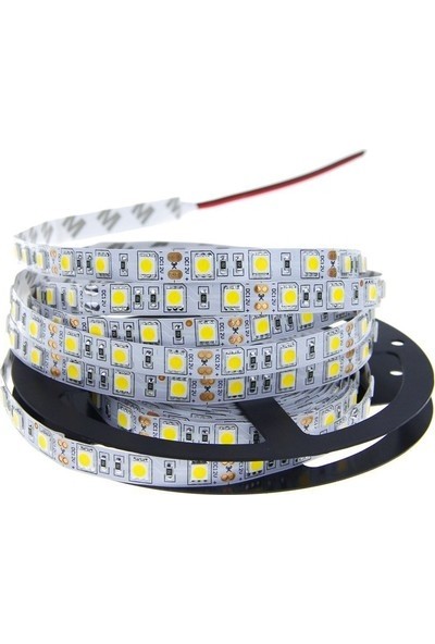 Iç Mekan 3 Çip Şerit LED 5 mt - Beyaz