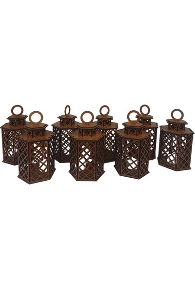 Oteberry Dekoratif Ahşap Fener Oteberry Dekoratif Ahşap Fener