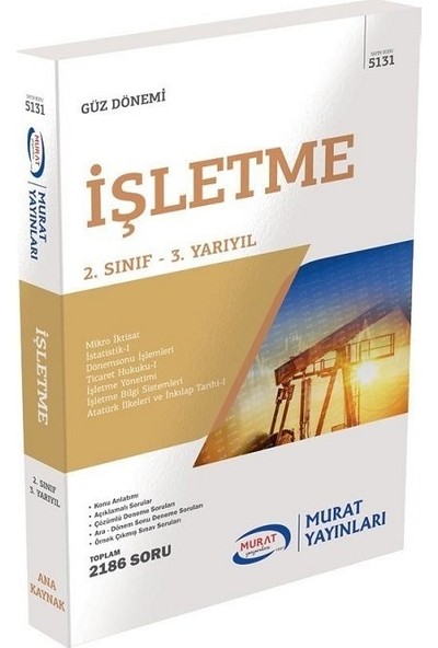 Murat Yayınları Açıköğretim 5131 2. Sınıf Güz Işletme Konu Anlatımlı Soru Bankası Murat Yayınları Açıköğretim 5131 2. Sınıf Güz Işletme Konu Anlatımlı Soru Bankası