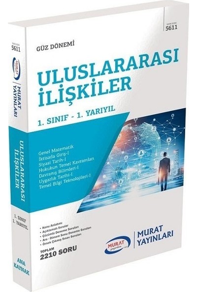 Murat Yayınları Açıköğretim 5611 1. Sınıf Güz Uluslararası Ilişkiler Konu Anlatımlı Soru Bankası Murat Yayınları Açıköğretim 5611 1. Sınıf Güz Uluslararası Ilişkiler Konu Anlatımlı Soru Bankası