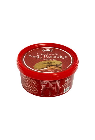 Bompi Tarçınlı Zencefilli Kağıt Kurabiye Pepparkakor 300 gr
