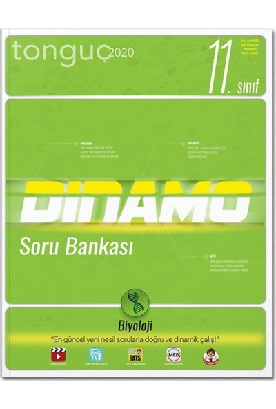 Tonguç Akademi 11. Sınıf Dinamo Biyoloji Soru Bankası