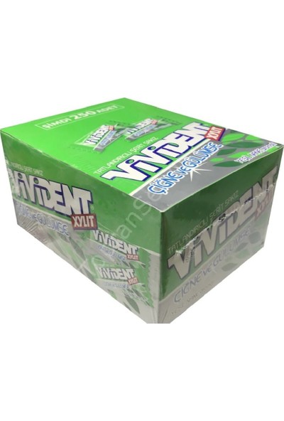 Vivident Mono Yeşil Nane 250'li x 2 gr