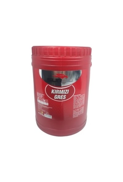 Suroil Kırmızı Gres - 3,75 kg