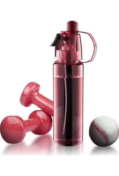 Sporcular İçin Serinletici Spreyli Matara 600 Ml