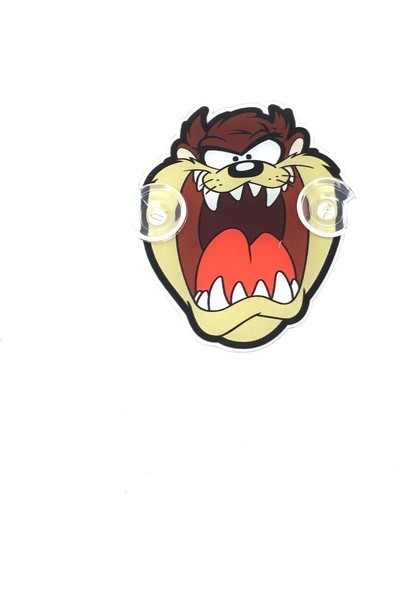 Oto Aksesuarcım Tazmanya Canavarı Vantuzlu Cam Süsü Pleksi Küçük