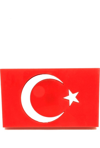 Oto Aksesuarcım Türk Bayrağı Vidalı Pleksi Panjur Arması