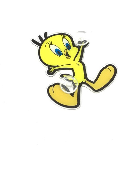Oto Aksesuarcım Tweety Vantuzlu Pleksi Cam Süsü Büyük Oto Aksesuarcım Tweety Vantuzlu Pleksi Cam Süsü Büyük