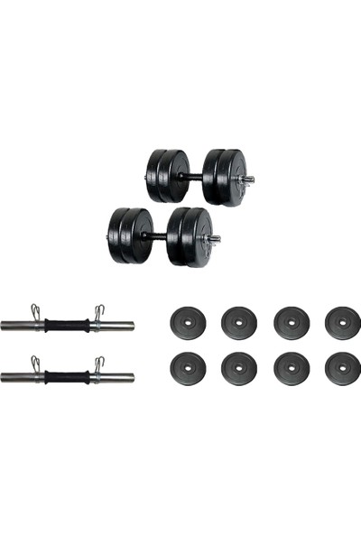Borçinspor 20KG Dambıl Seti Ağırlık Seti