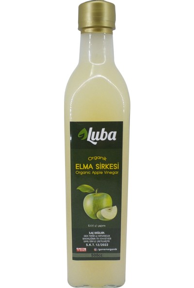 Luba Elma Sirkesi 500 ml Doğal Fermente