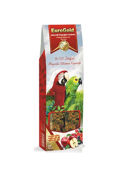 Eurogold Papağan Krakeri Meyveli 2 Li