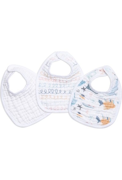 Funna Baby 3'Lü Muslin önlük - Atlantico - Standard