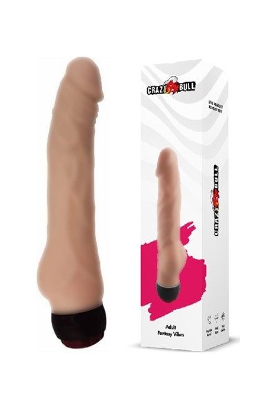 Crazy Bull 19 cm Titreşimli Süper Lüks Realistik Dildo Vibratör Penis Crazy Bull 19 cm Titreşimli Süper Lüks Realistik Dildo Vibratör Penis