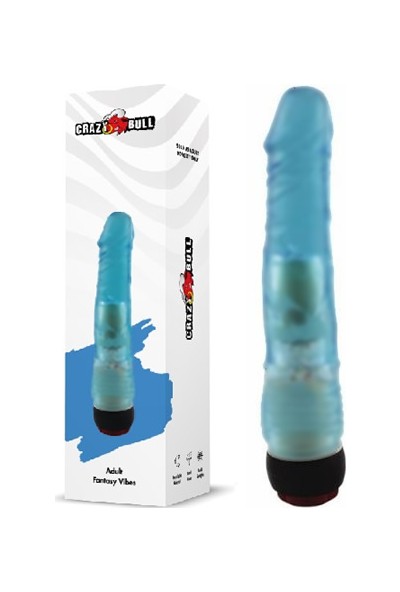 Crazy Bull 18 cm Titreşimli Mavi Jel Anal Vibratör Dildo Penis Crazy Bull 18 cm Titreşimli Mavi Jel Anal Vibratör Dildo Penis