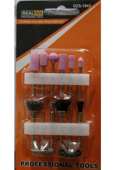 Real Özs Taşlama ve Fırçalama Seti