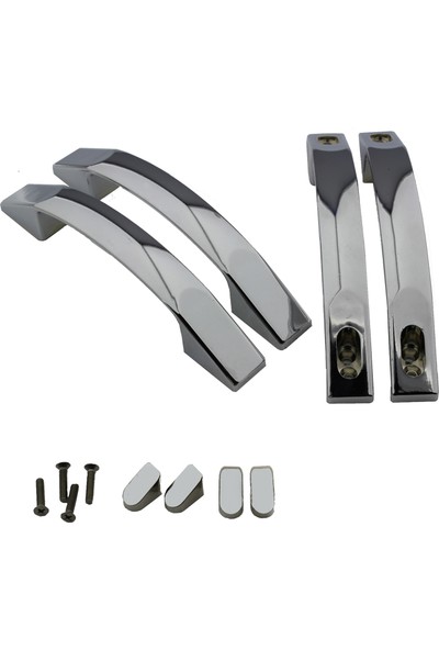 Seta 2 Kapaklık Krom Duşakabin Kulpu 140 mm ve 160 mm Ölçülerine Uygun 2 Iç 2 Dış Çift Kapak D Kulp Seta 2 Kapaklık Krom Duşakabin Kulpu 140 mm ve 160 mm Ölçülerine Uygun 2 Iç 2 Dış Çift Kapak D Kulp