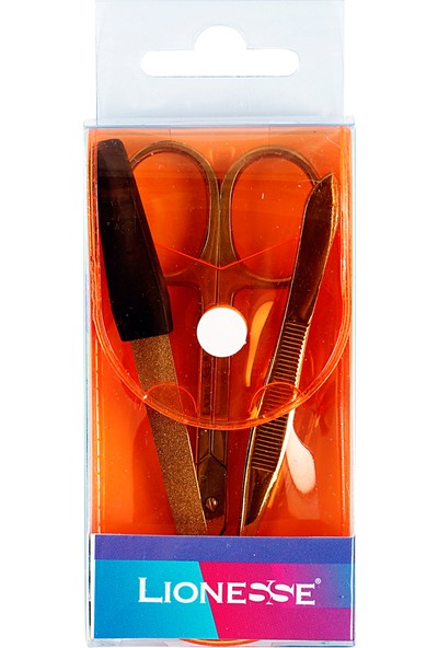 Lionesse Çantalı Neon Manikür Seti 155 (Turuncu)