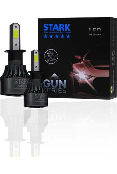 Stark Night Gun H3 Şimşek Etkili LED Xenon Stark Night Gun H3 Şimşek Etkili LED Xenon