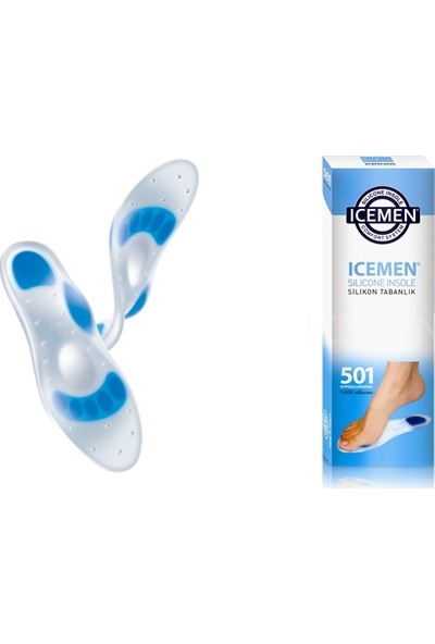Ice Men Tam Anatomik Silikon Ayakkabı Tabanlığı Ice Men Tam Anatomik Silikon Ayakkabı Tabanlığı