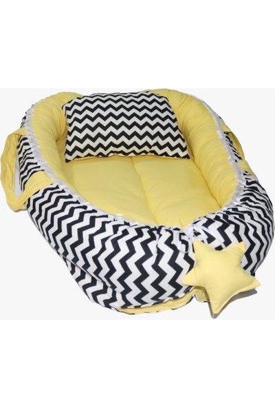 Baskaya Babynest Bebek Uyku Yatağı ve Yastağı %100 Pamuk