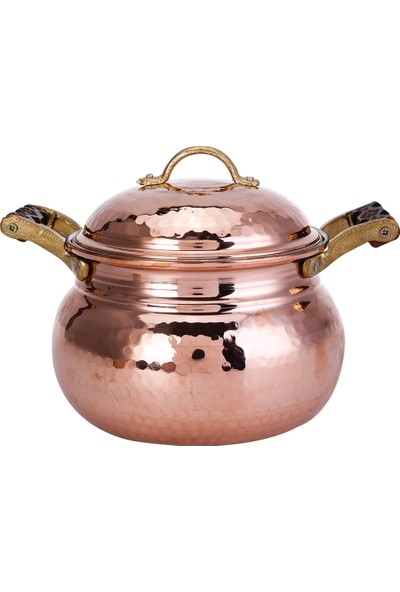 Karaca Nish Copper New 17 cm Tombik Bakır Tencere Karaca Nish Copper New 17 cm Tombik Bakır Tencere