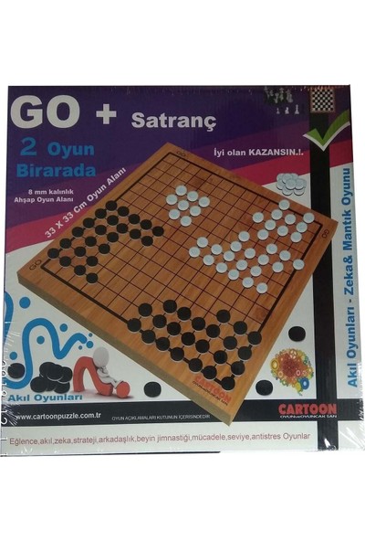 Cartoon Go+Satranç Ahşap Oyun Alanı Cartoon Go+Satranç Ahşap Oyun Alanı