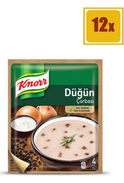 Knorr Klasik Düğün 72 gr Çorba 12'li Set