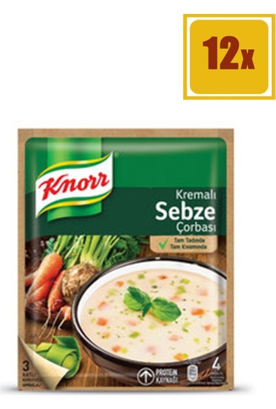 Knorr Sebze 65 gr Çorba 12'li Set
