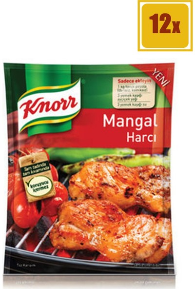Knorr Mangal Harcı 40 gr 12'li Set Knorr Mangal Harcı 40 gr 12'li Set