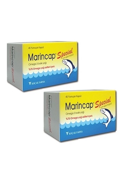 Marincap Special 45 Yumuşak Kapsül - 2 Kutu Marincap Special 45 Yumuşak Kapsül - 2 Kutu