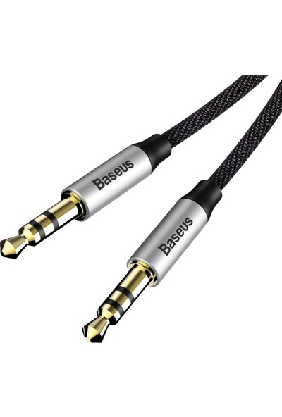 Baseus CAM30-CS1 Yiven 3.5mm Aux Kablo Siyah 1.5 mt