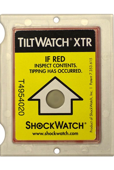 Shockwatch Tiltwatch Etiketi