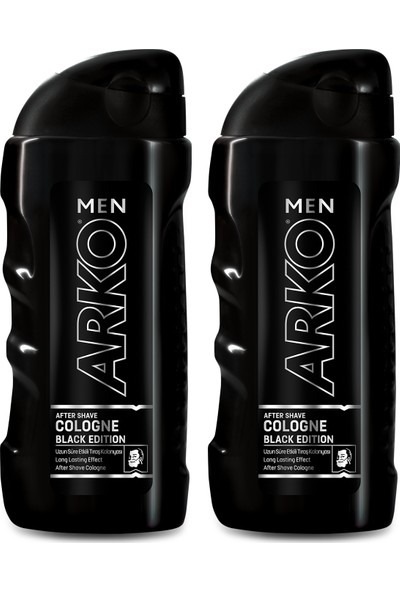 Arko Men Black Edition Tıraş Kolonyası 2x250ml Arko Men Black Edition Tıraş Kolonyası 2x250ml