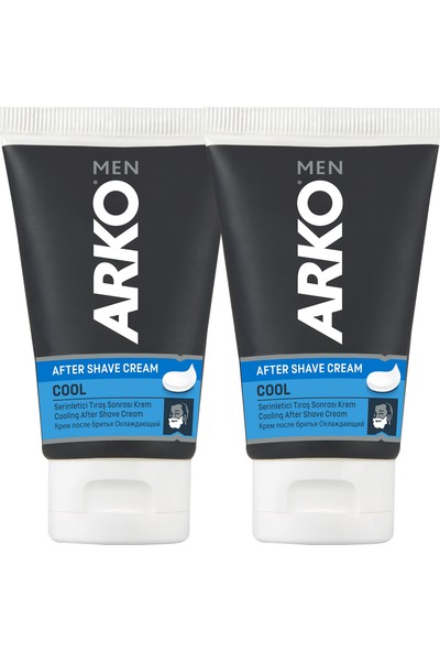 Arko Men Cool Tıraş Sonrası Krem 2x50ml Arko Men Cool Tıraş Sonrası Krem 2x50ml