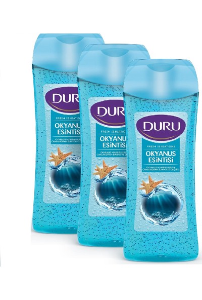 Duru Fresh Sensations Okyanus Esintisi Duş Jeli 3x450ml