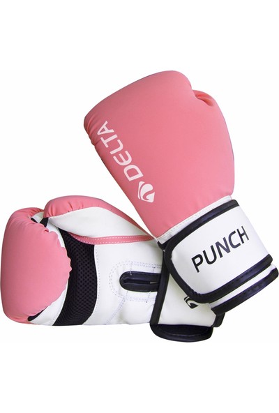 Delta Punch Dura-Strong Pembe-Beyaz Boks Eldiveni