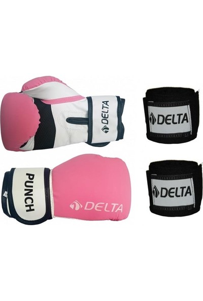 Delta Punch Dura-Strong Boks Eldiveni + Boks El Bandajı Seti Delta Punch Dura-Strong Boks Eldiveni + Boks El Bandajı Seti