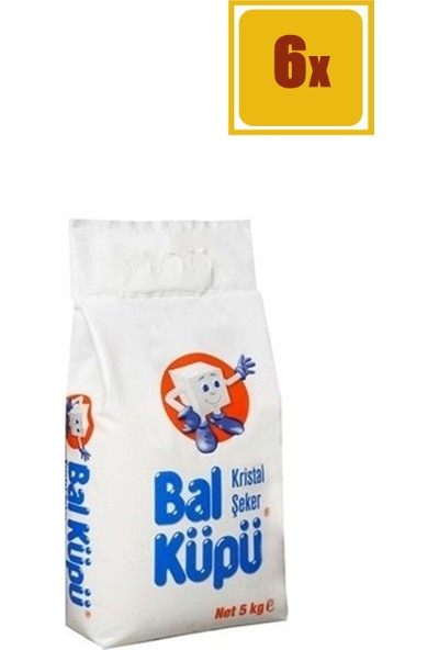 Balküpü Toz Şeker 5 kg 6'lı Set