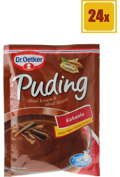 Dr. Oetker 147 gr Kakaolu Puding 24'lü Set