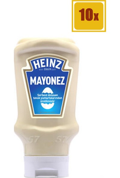 Heinz 395 gr Mayonez 10'lu Set