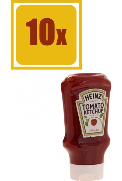 Heinz Ketçap 460 gr 10'lu Set Heinz Ketçap 460 gr 10'lu Set