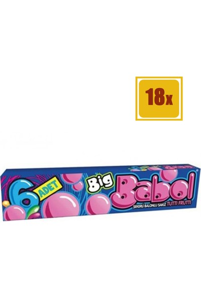 Bigbabol Stick Tutti Frutti 18'li Set