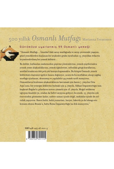 500 Yıllık Osmanlı Mutfağı - Marianna Yerasimos 500 Yıllık Osmanlı Mutfağı - Marianna Yerasimos